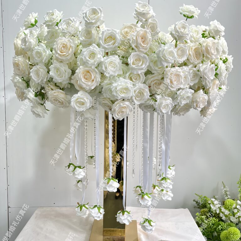 IFG 100cm Dia Large White Flower Centerpieces - Wedding Flower ...